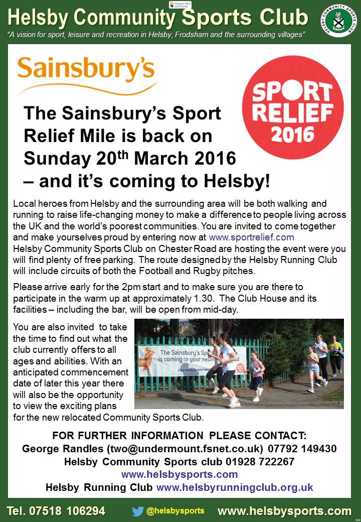 Summer Club Championship Races + More Dates for your Diary - Helsby ...